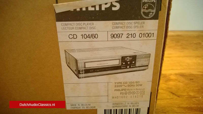 Philips CD104 - DutchAudioClassics.nl