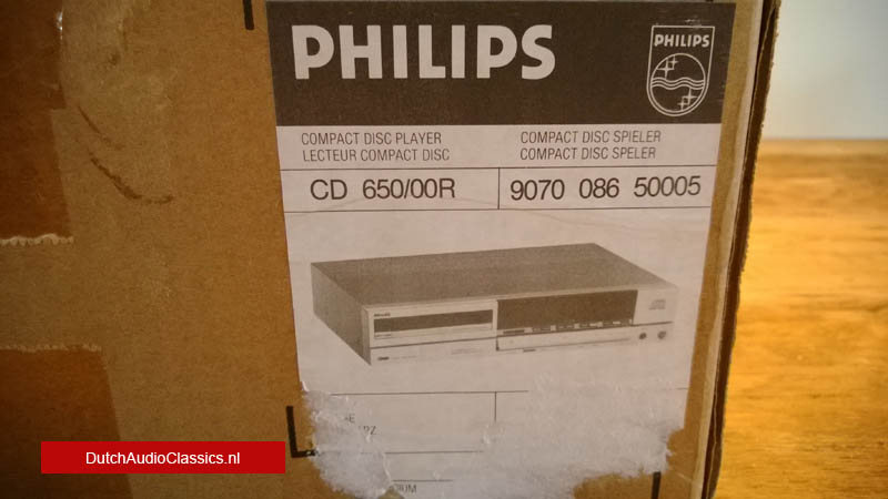 Philips CD650 - DutchAudioClassics.nl
