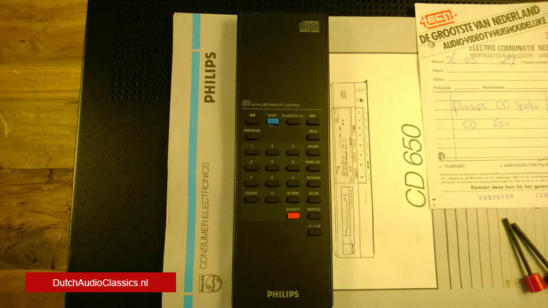 Philips CD650 - DutchAudioClassics.nl
