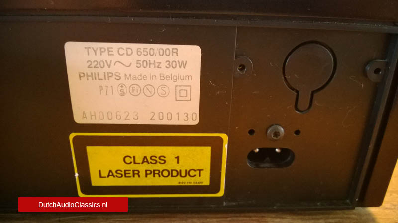 Philips CD650 - DutchAudioClassics.nl