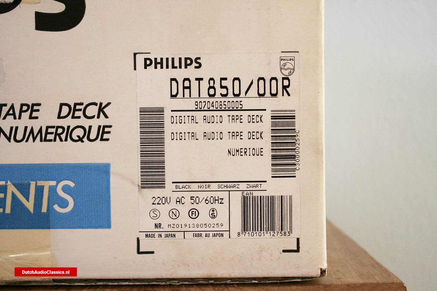 Philips DAT850 DAT recorder - DutchAudioClassics.nl