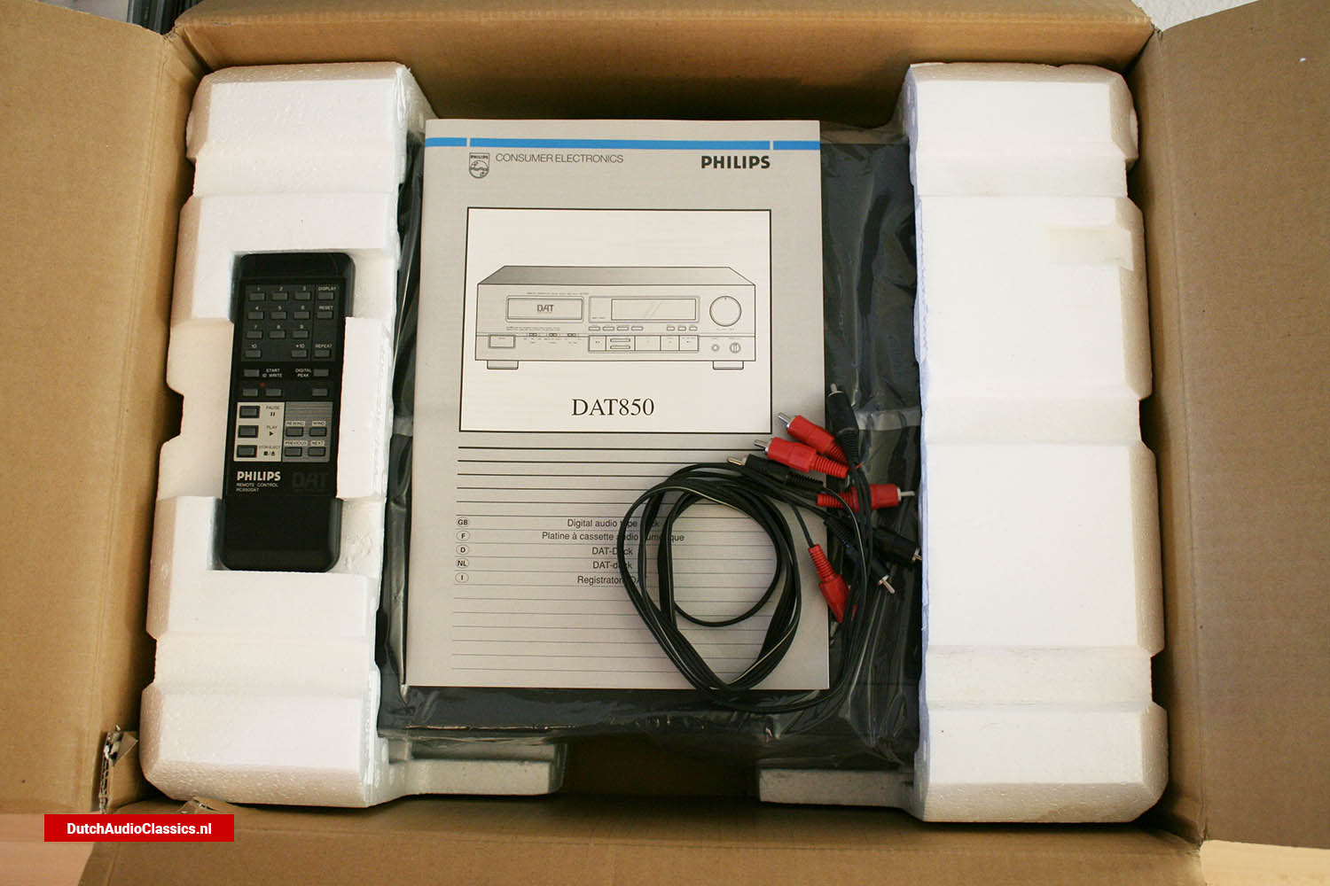 Philips DAT850 DAT recorder - DutchAudioClassics.nl
