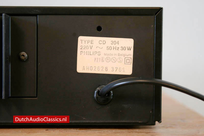 Philips CD304 mkII - DutchAudioClassics.nl