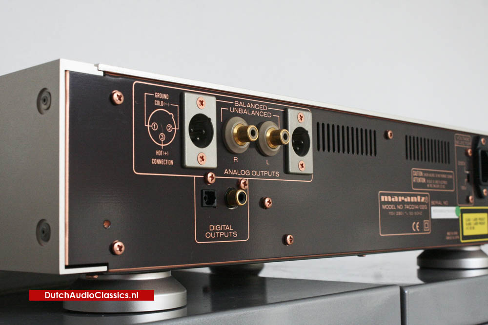 Marantz CD14 2x TDA1547 DAC7 - DutchAudioClassics.nl