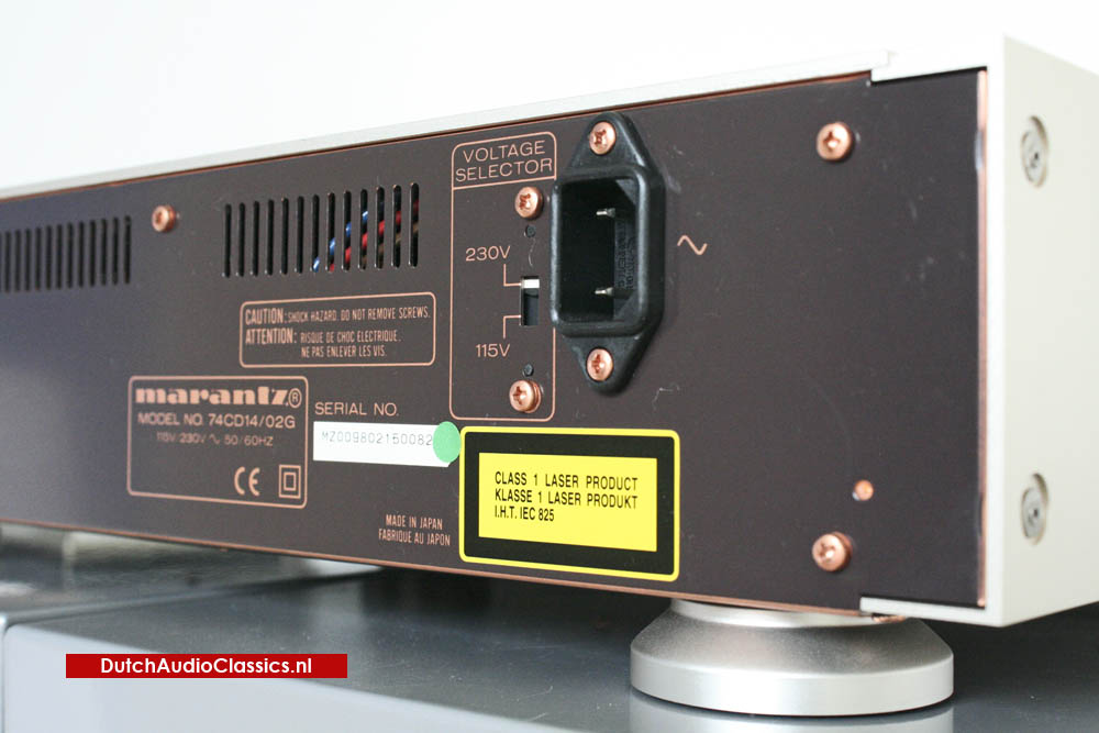 Marantz CD14 2x TDA1547 DAC7 - DutchAudioClassics.nl
