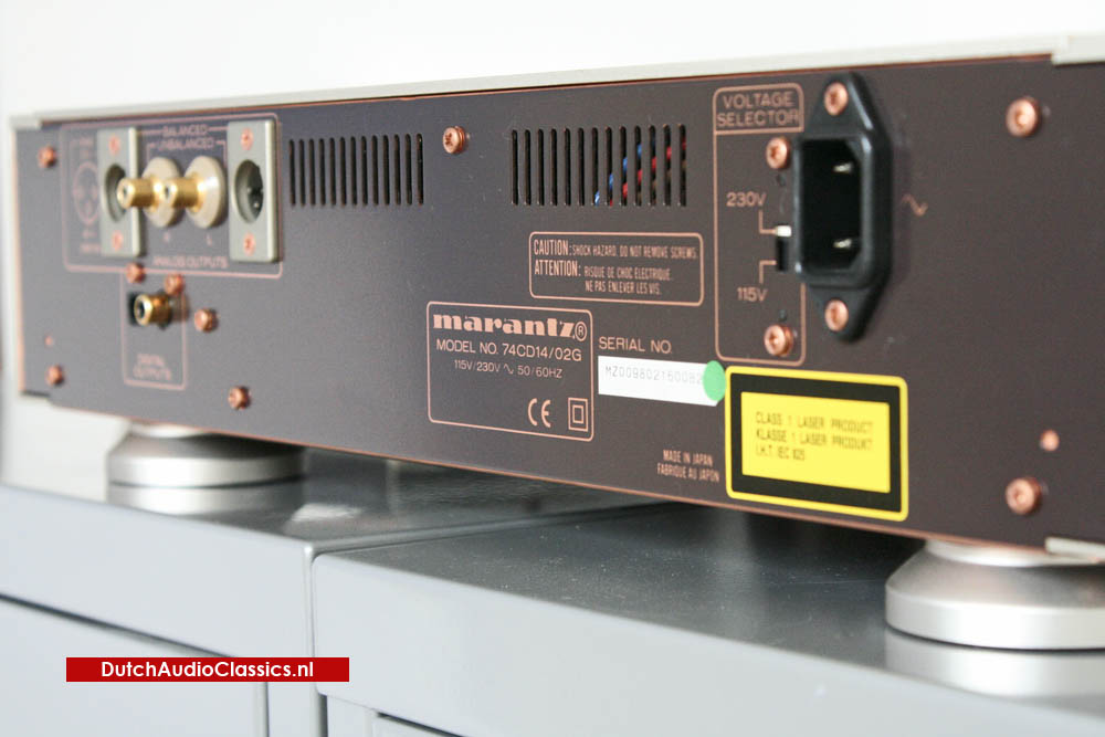 Marantz CD14 2x TDA1547 DAC7 - DutchAudioClassics.nl