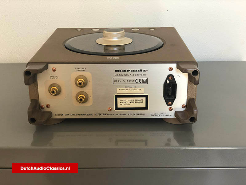 Marantz CD23 cdplayer - 2x TDA1547 - CDM9 Pro- DutchAudioClassics.nl