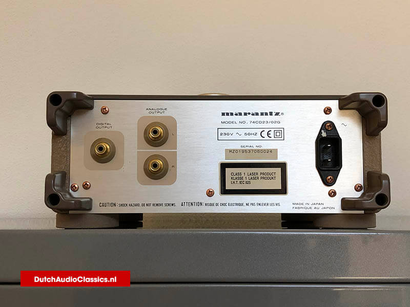 Marantz CD23 cdplayer - 2x TDA1547 - CDM9 Pro- DutchAudioClassics.nl