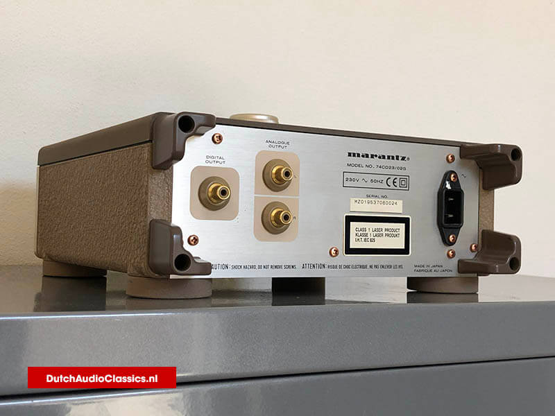 Marantz CD23 cdplayer - 2x TDA1547 - CDM9 Pro- DutchAudioClassics.nl