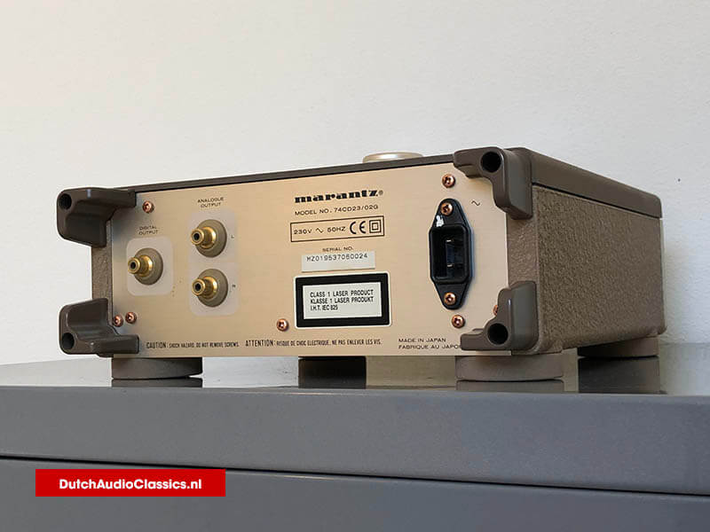 Marantz CD23 cdplayer - 2x TDA1547 - CDM9 Pro- DutchAudioClassics.nl