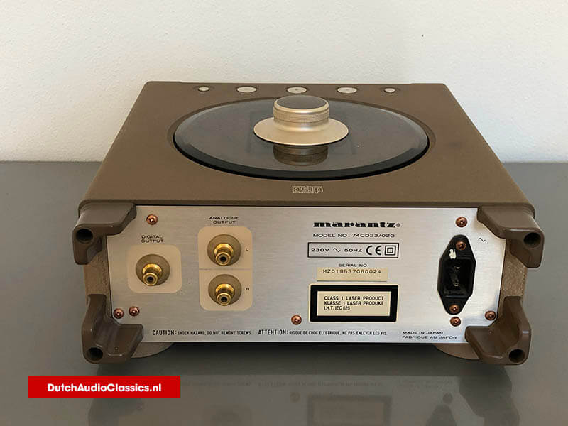 Marantz CD23 cdplayer - 2x TDA1547 - CDM9 Pro- DutchAudioClassics.nl