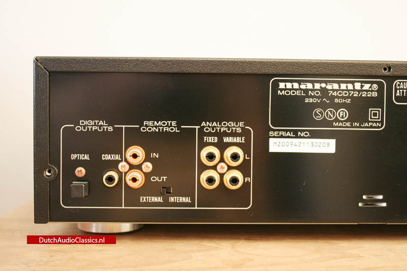 Marantz CD72 mkII TDA1547- DutchAudioClassics.nl