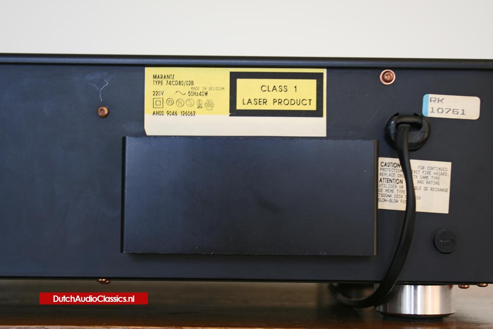 Marantz CD80 TDA1541 S1 single crown - DutchAudioClassics.nl