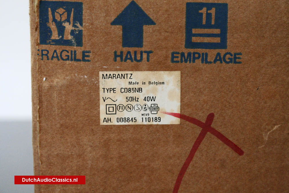 Marantz CD85 TDA1541 S1 single crown - DutchAudioClassics.nl