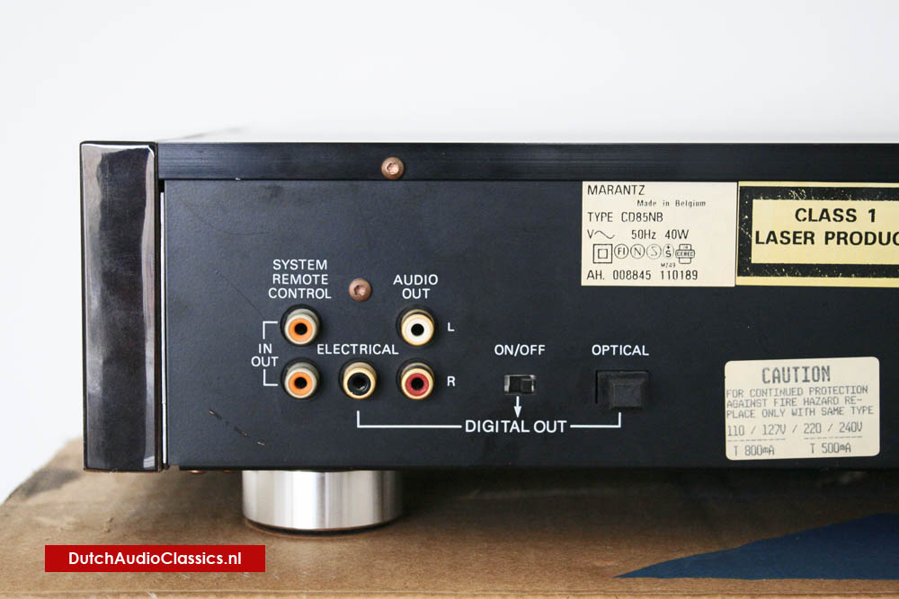 Marantz CD85 TDA1541 S1 single crown - DutchAudioClassics.nl