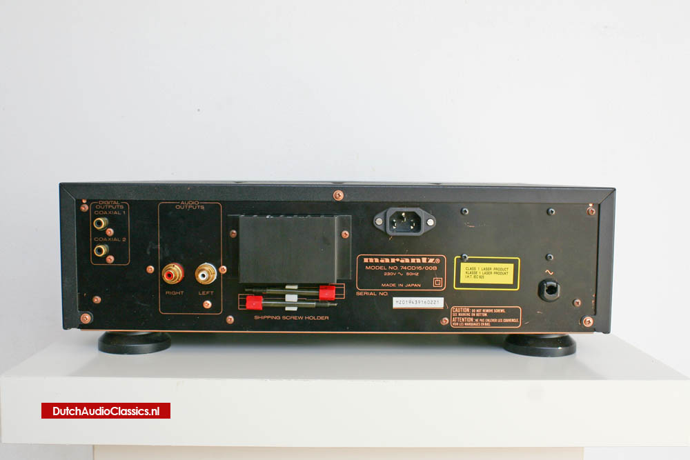 Marantz CD16 cdplayer 2x TDA1547 - DutchAudioClassics.nl