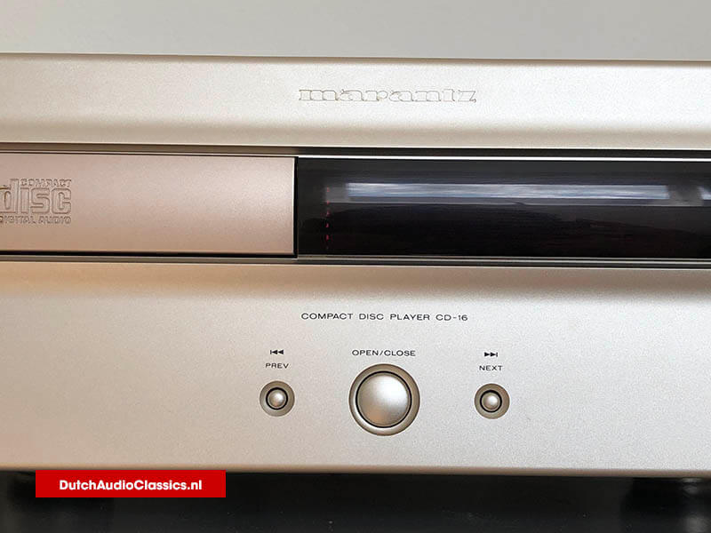 Marantz CD16 SE Special Edition cdplayer 2x TDA1547 - DutchAudioClassics.nl