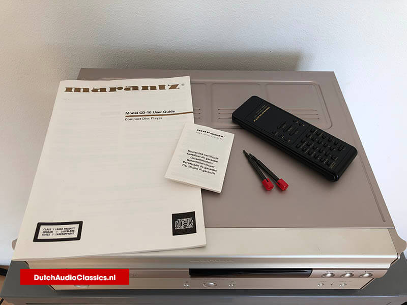 Marantz CD16 SE Special Edition cdplayer 2x TDA1547 - DutchAudioClassics.nl