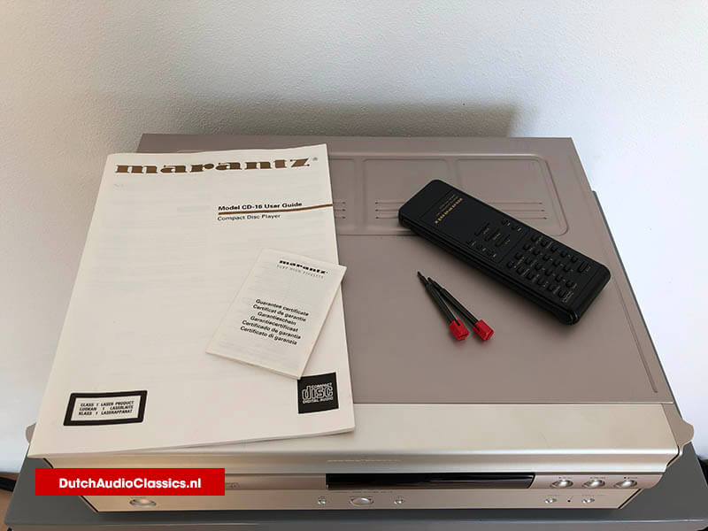 Marantz CD16 SE Special Edition cdplayer 2x TDA1547 - DutchAudioClassics.nl