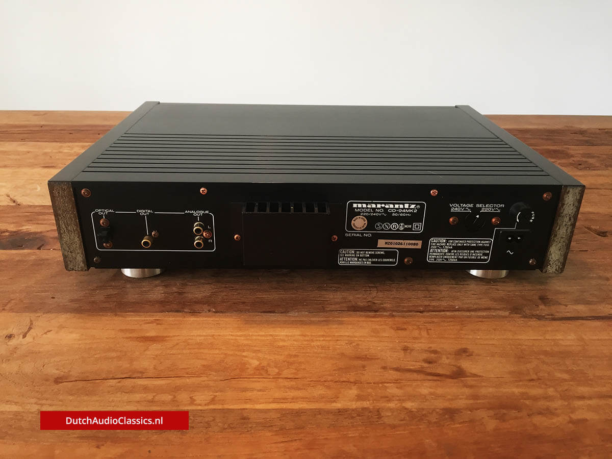 Marantz CD94 mkII - DutchAudioClassics.nl