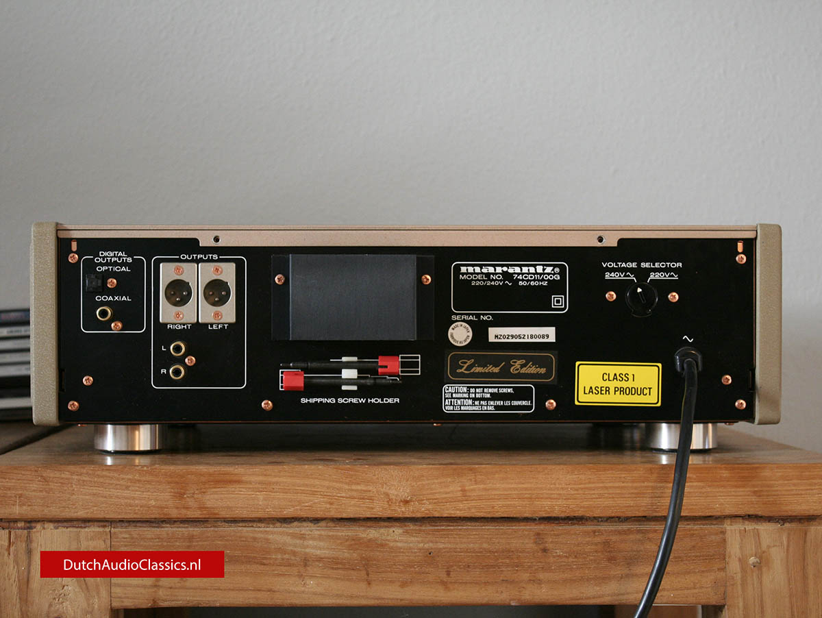 Marantz CD11 LE cdplayer 2x TDA1547 - DutchAudioClassics.nl