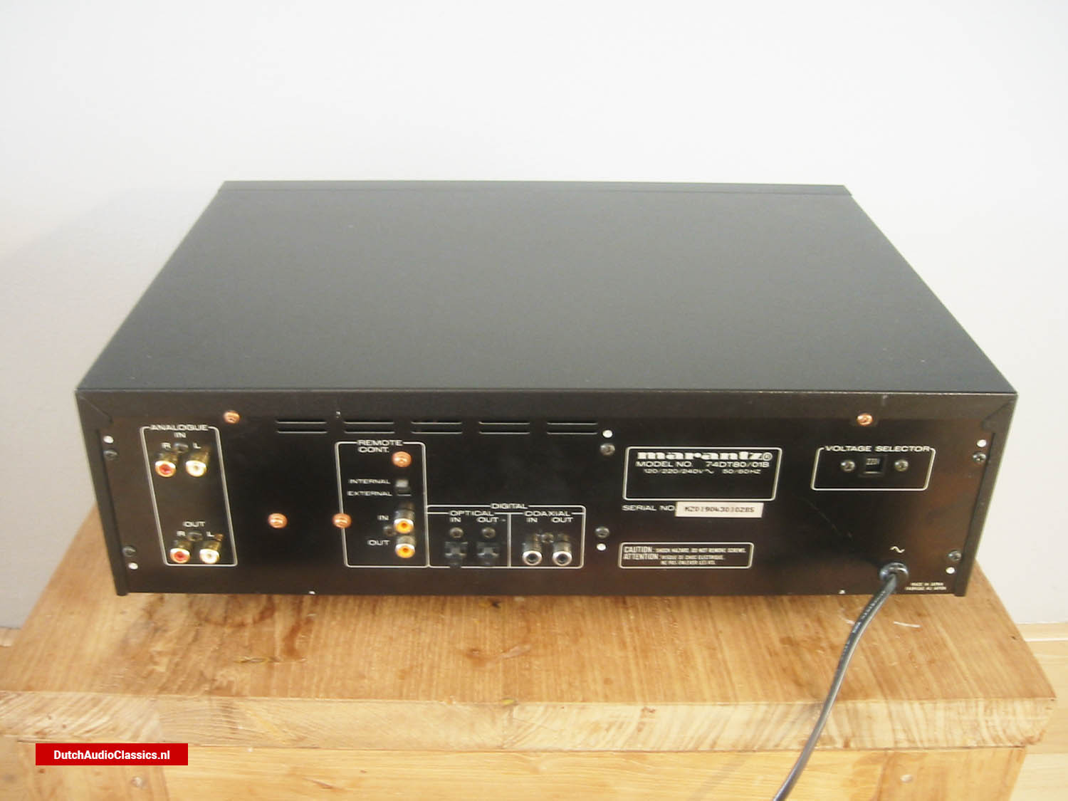 Marantz DT80 DAT recorder - DutchAudioClassics.nl