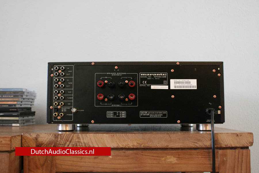 Marantz pm80 mkII class A amplifier - DutchAudioClassics.nl