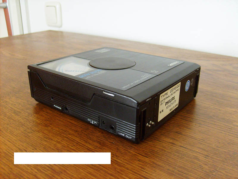 Philips CD10 portable cdplayer - DutchAudioClassics.nl