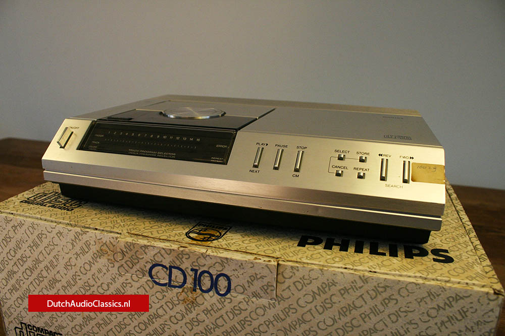 Philips CD100 cdplayer prototype nr 29 - DutchAudioClassics.nl