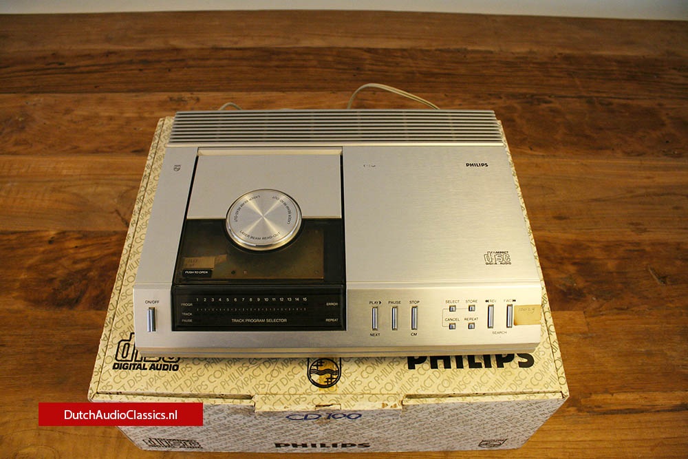 Philips CD100 cdplayer prototype nr 29 - DutchAudioClassics.nl