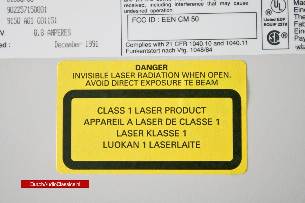 Philips CM50 cdrom player - DutchAudioClassics.nl