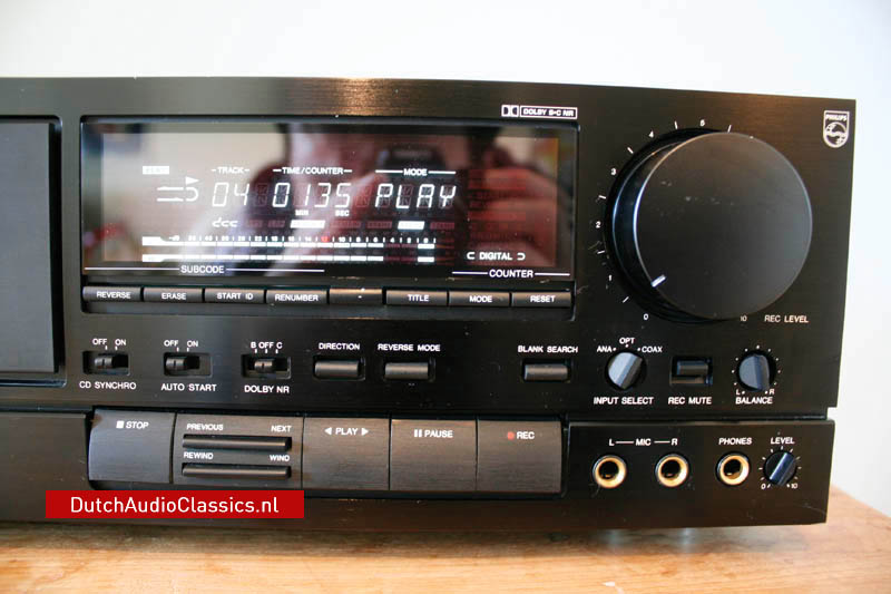 Philips DCC850 DCC recorder prototype - DutchAudioClassics.nl