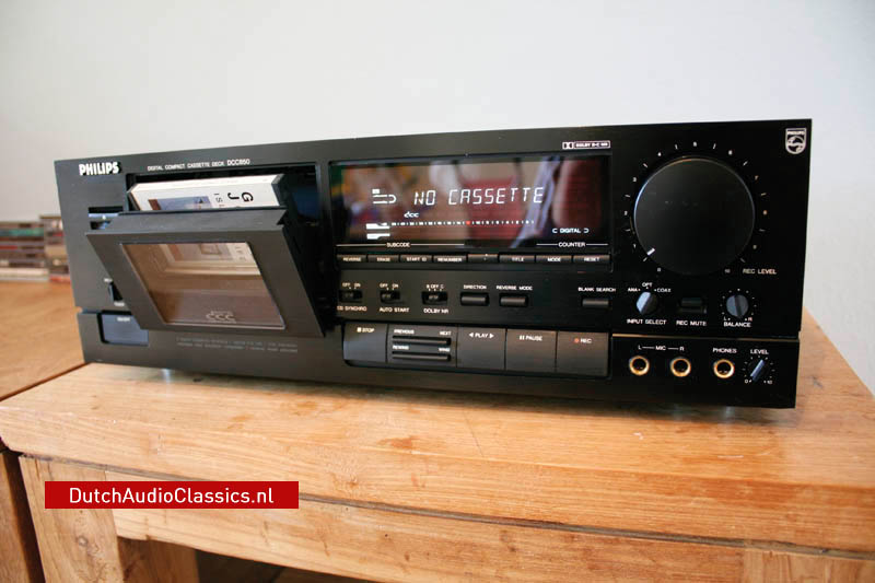 Philips DCC850 DCC recorder prototype - DutchAudioClassics.nl