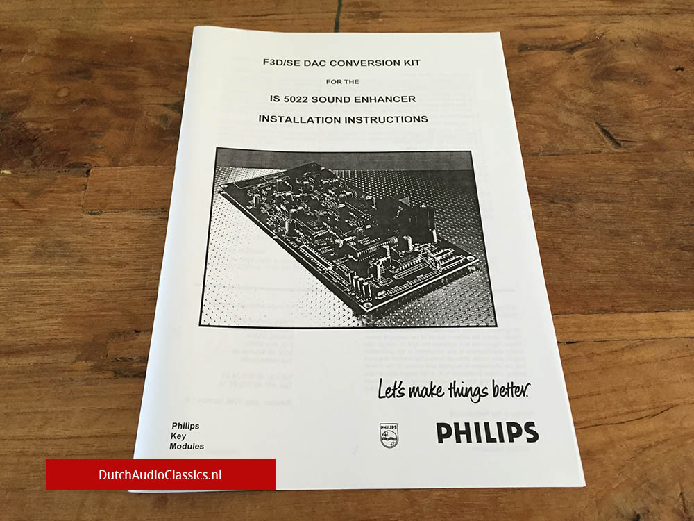 Philips IS-5022 Sound Enhancer F3D kit - DutchAudioClassics.nl