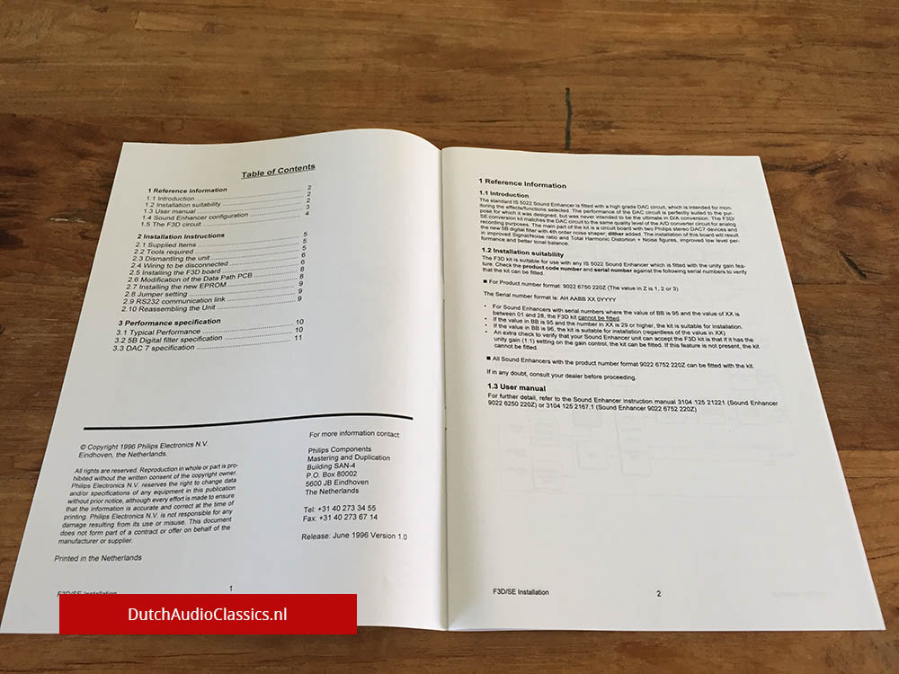 Philips IS-5022 Sound Enhancer F3D kit - DutchAudioClassics.nl