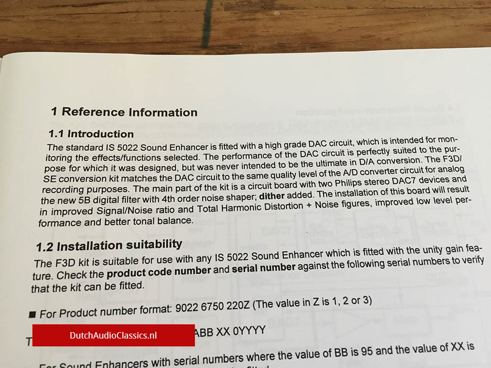Philips IS-5022 Sound Enhancer F3D kit - DutchAudioClassics.nl