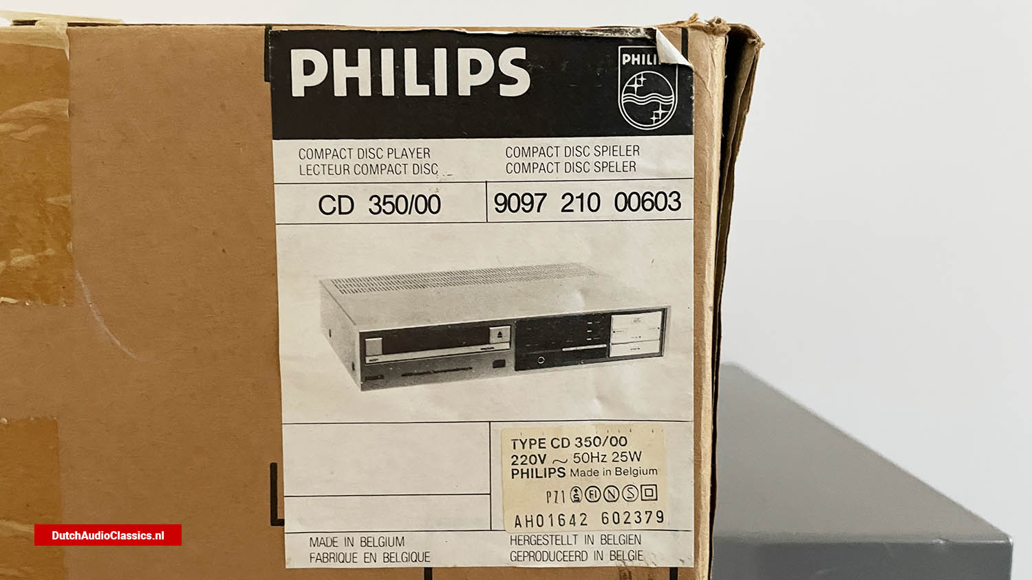 Philips CD350 cdplayer - DutchAudioClassics.nl