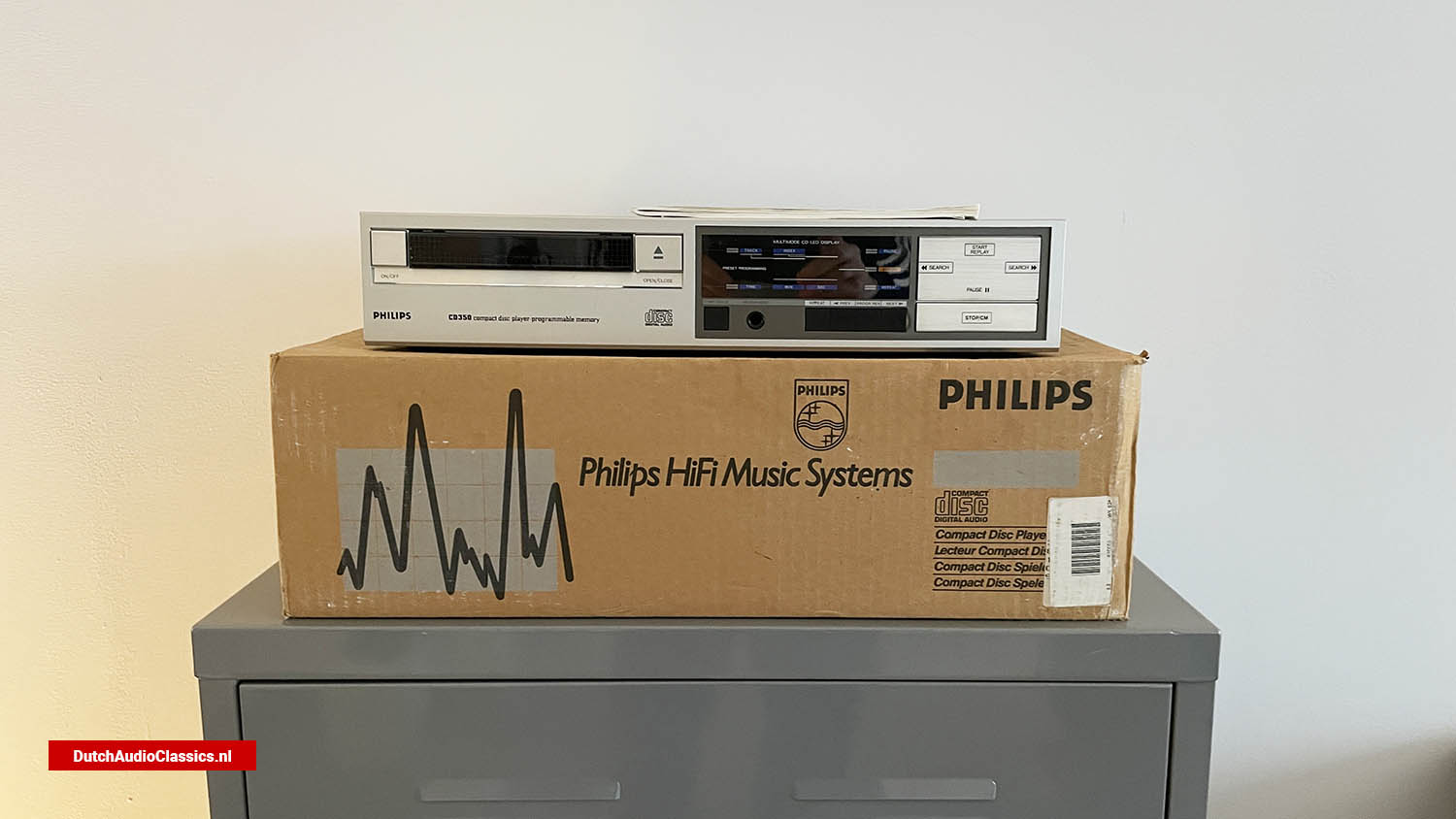 Philips CD350 cdplayer - DutchAudioClassics.nl