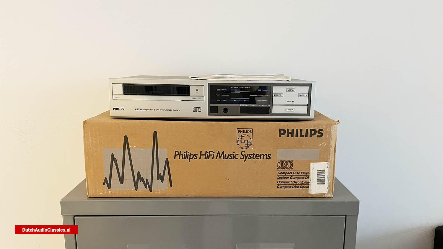 Philips CD350 cdplayer - DutchAudioClassics.nl