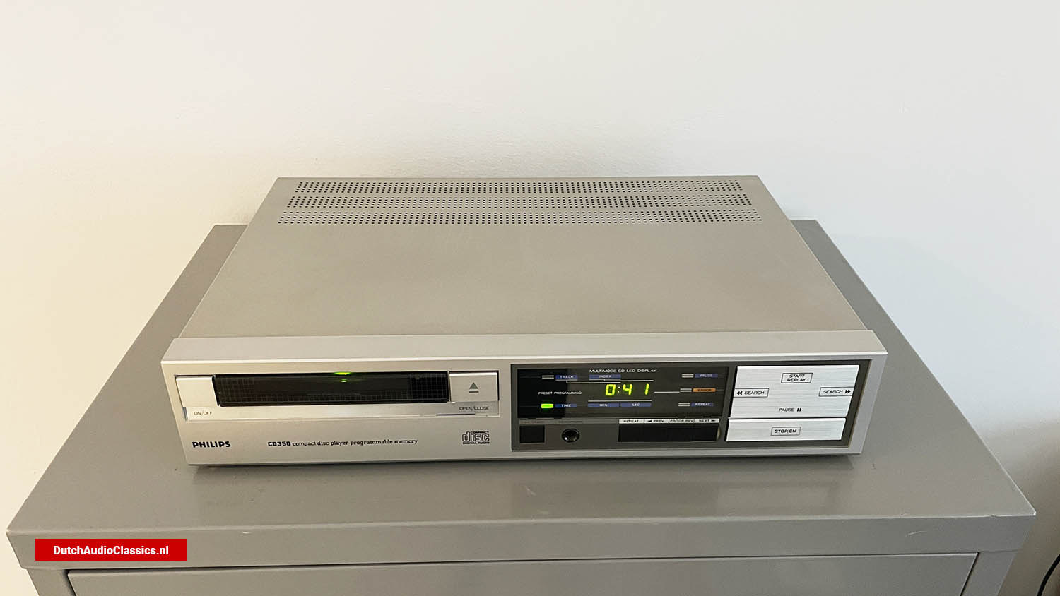 Philips CD350 cdplayer - DutchAudioClassics.nl