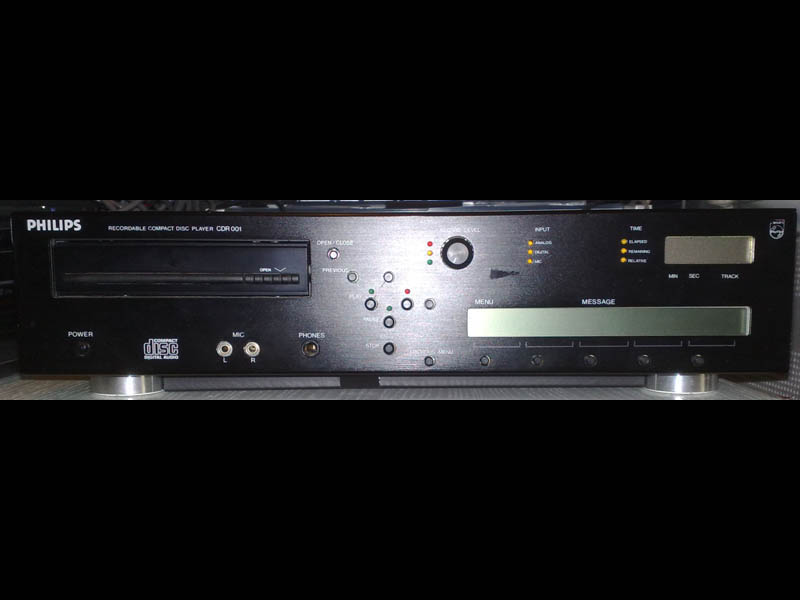 Philips CDR001 cd recorder prototype - DutchAudioClassics.nl