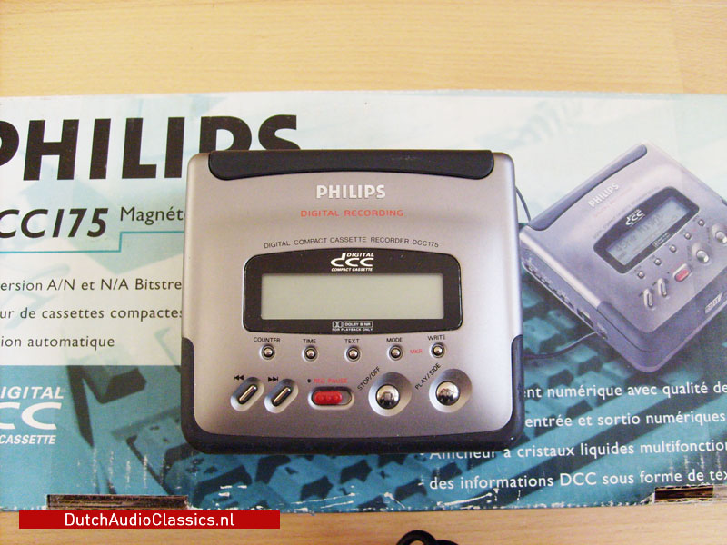 Philips DCC175 portable DCC recorder - DutchAudioClassics.nl