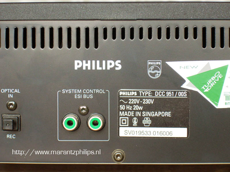Philips DCC951 DCC recorder - DutchAudioClassics.nl