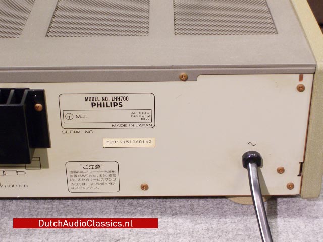Philips LHH700 cdplayer - DutchAudioClassics.nl