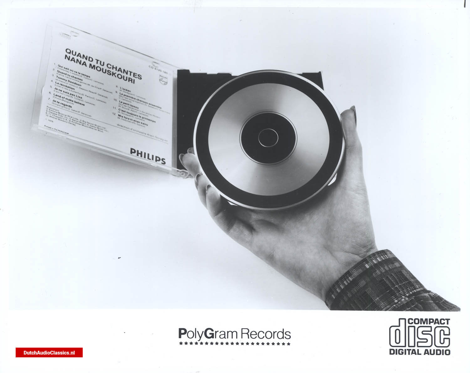 Compact Disc Jewel Box - Designer Peter Doodson - DutchAudioClassics.nl