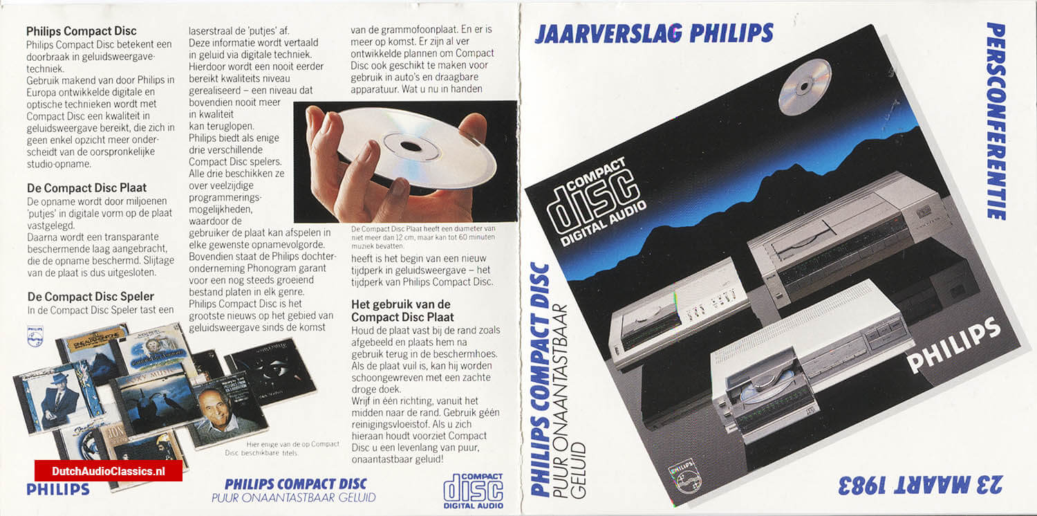 Philips Annual Report Compact Disc March 23, 1983 - DutchAudioClassics.nl