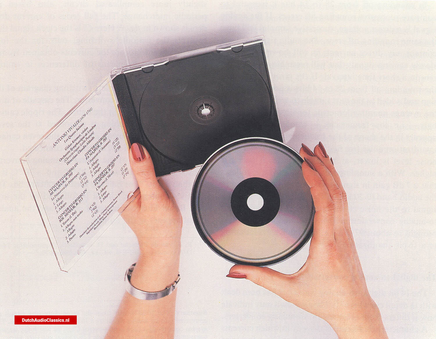 Compact Disc Jewel Box - Designer Peter Doodson - DutchAudioClassics.nl