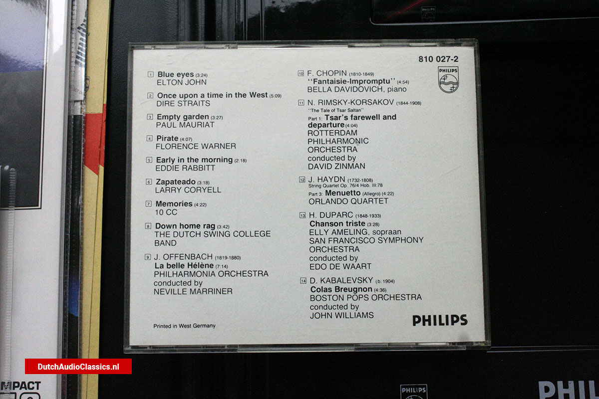 Philips Compact Disc Users Pack - DutchAudioClassics.nl